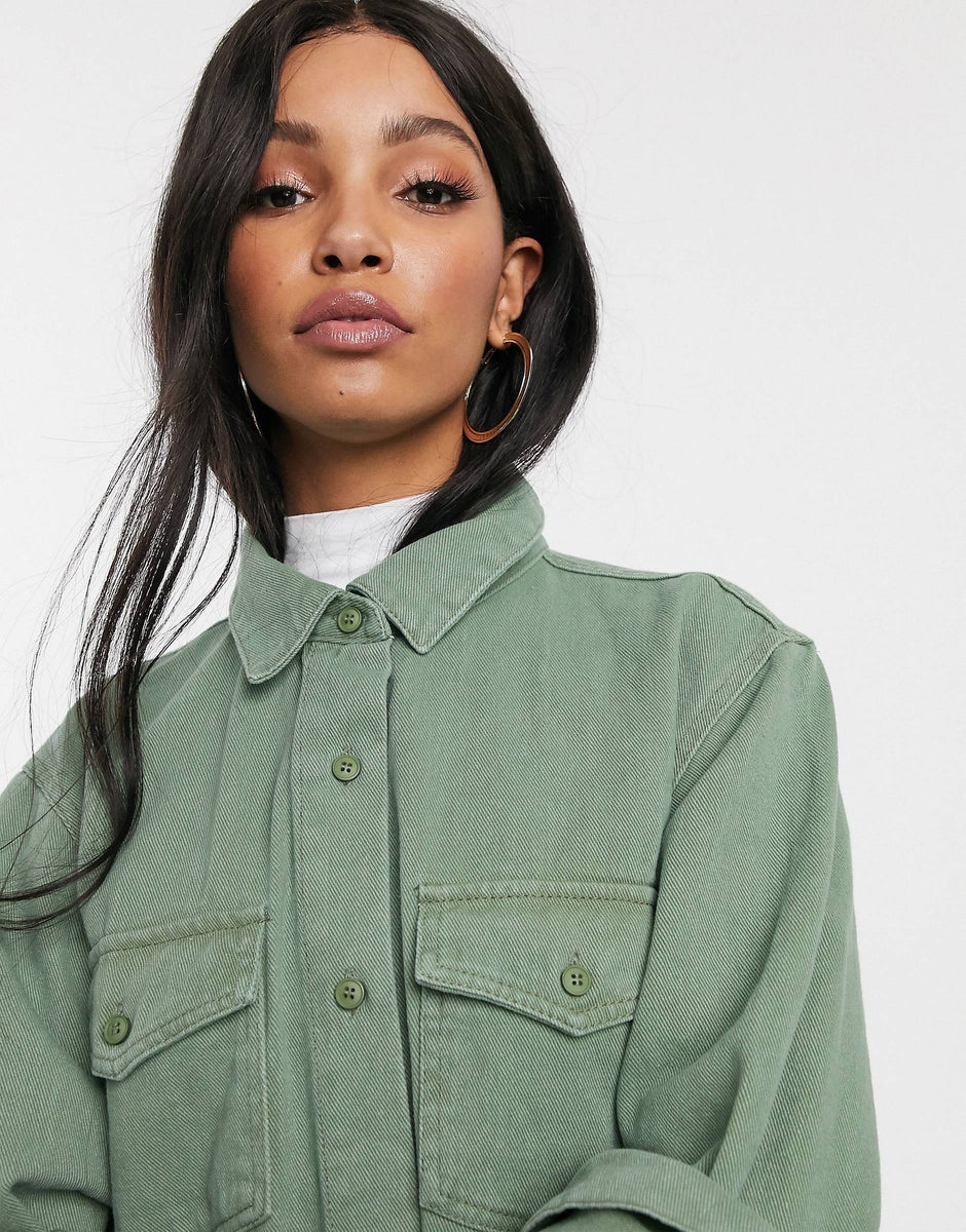 Këmish Denim - Khaki – n’shpishop