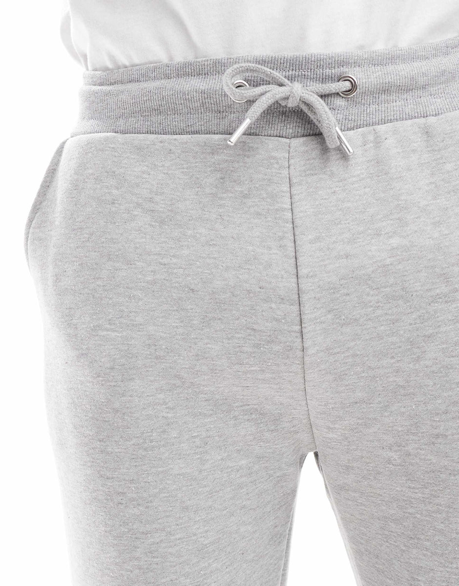 DTT overhead hoodie & jogger tracksuit set in light grey marl – n’shpishop