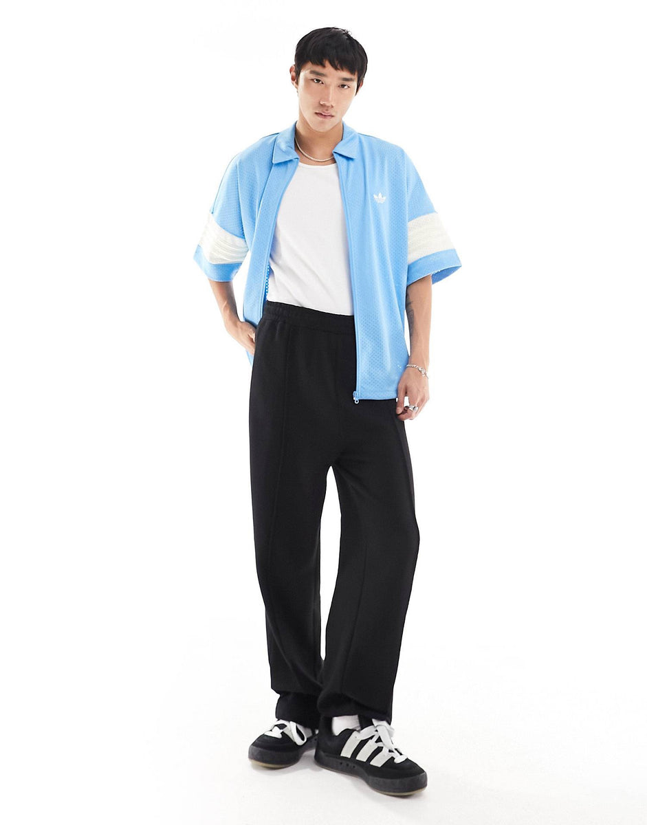 adidas Originals shirt blue off white – n’shpishop