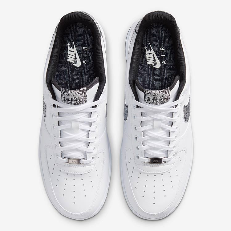 Nike Air Force 1 '07 White Metallic Silver – n’shpishop