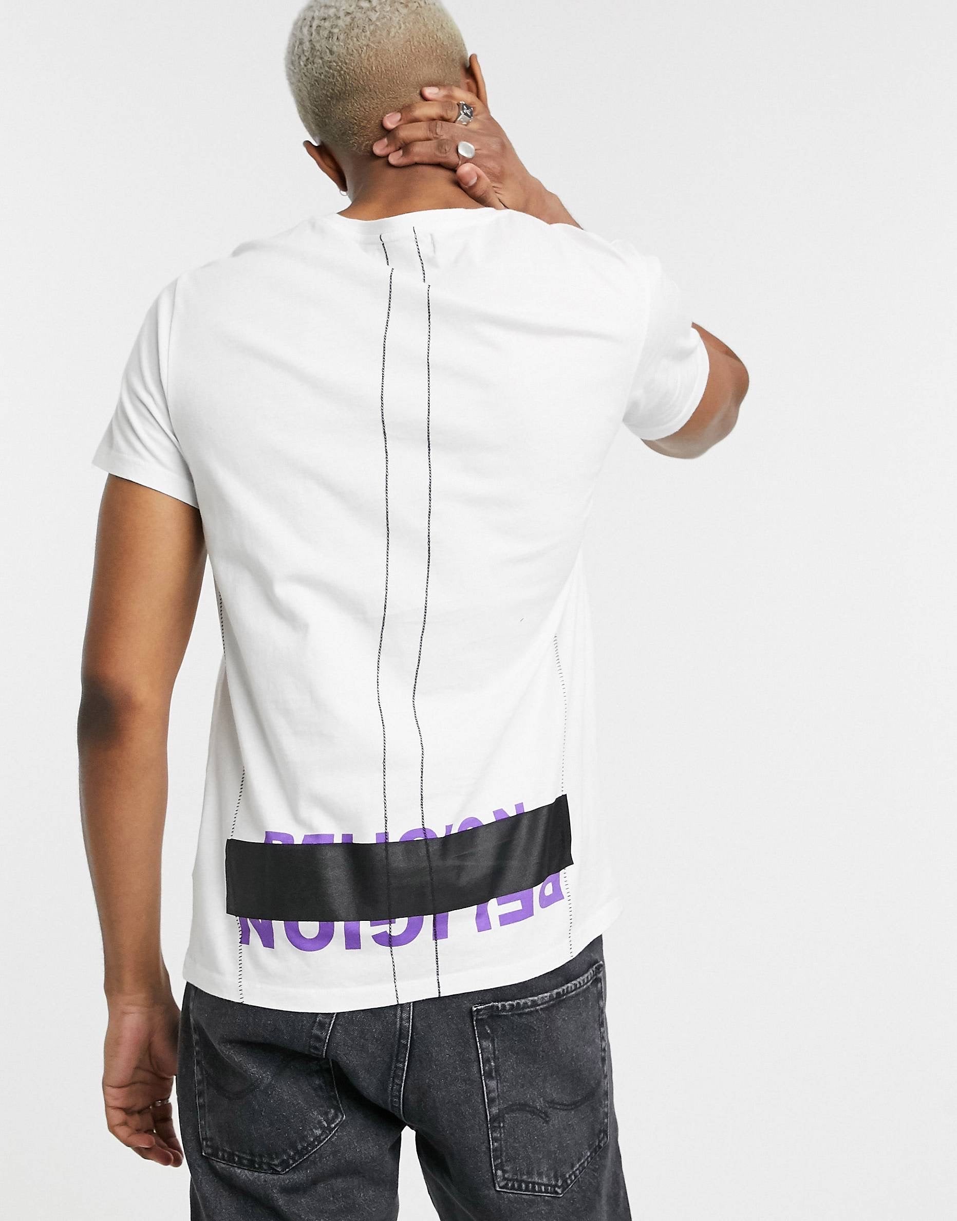 Maic Religion graphic - Back logo white – n’shpishop