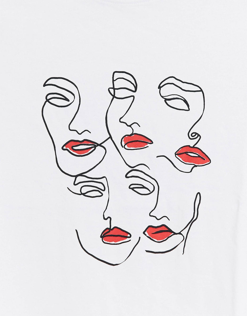 Maicë New Look scribble Faces – n’shpishop