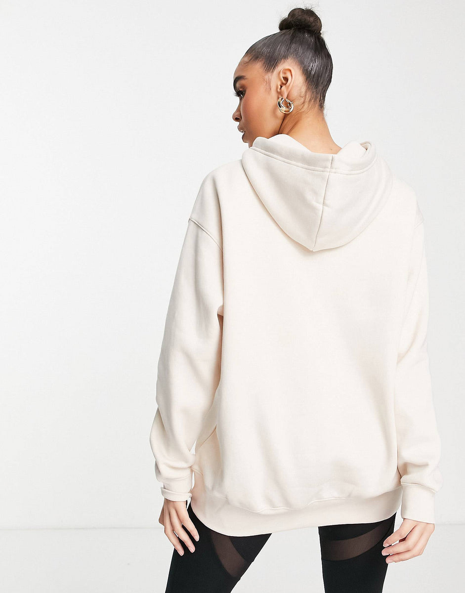Nike mini swoosh oversized pearl white – n’shpishop