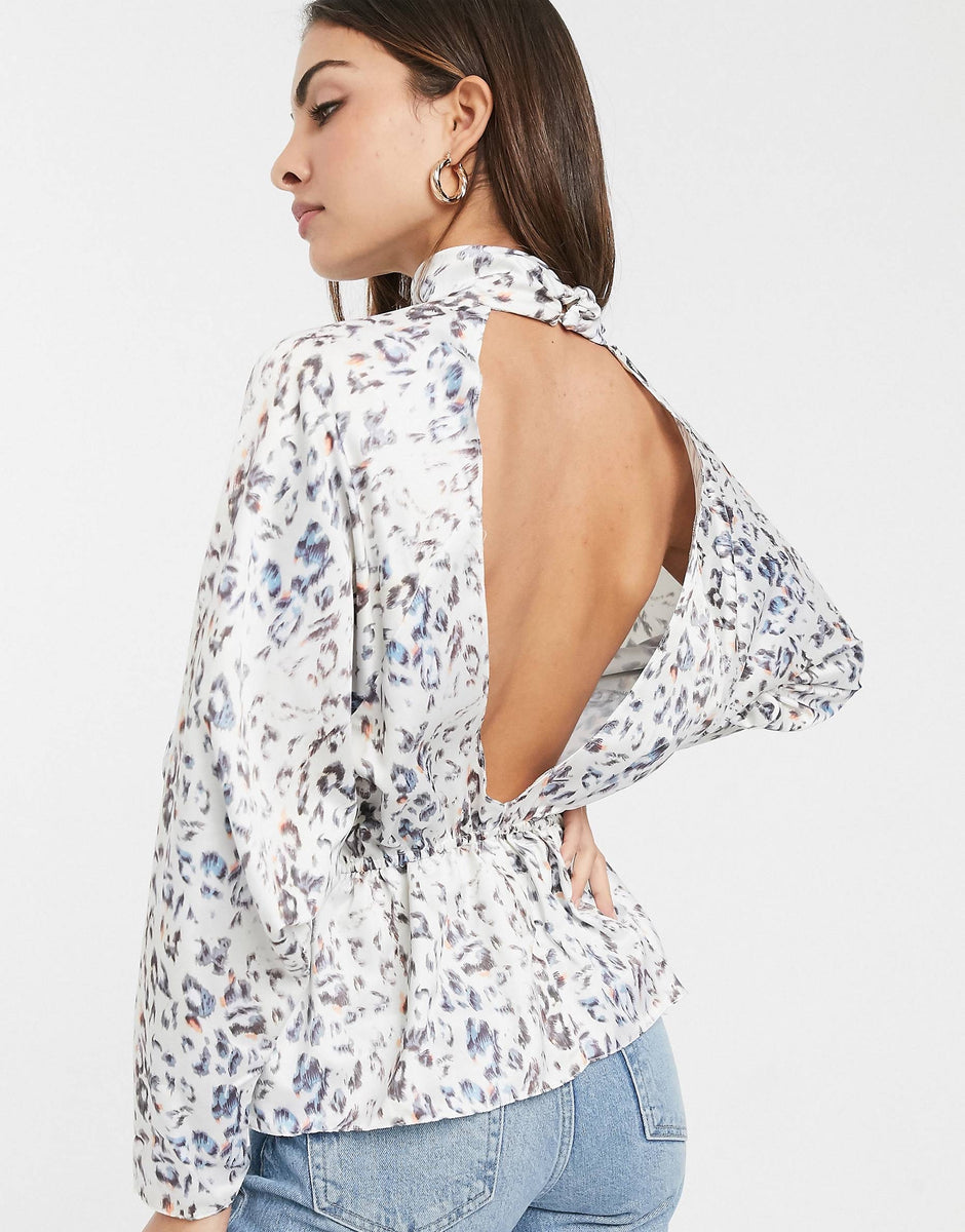 Bluzë Batwing - in animal print – n’shpishop